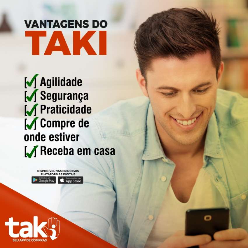 Taki App: aplicativo faz compras para você e entrega em sua casa!