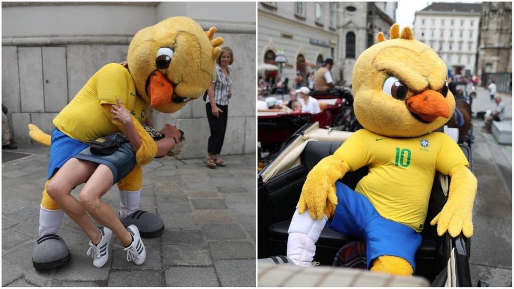 'Canarinho Pistola' da Seleção Brasileira faz sucesso nas ruas da ...