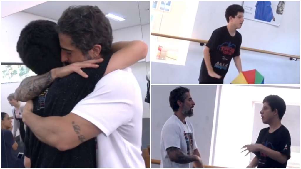 'Te amo, meu anjo': Marcos Mion se emociona ao ver filho com autismo ...