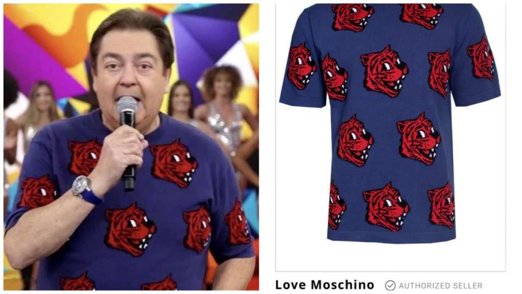 Não se fala em outra coisa a não ser a camisa de tigrinhos do Faustão