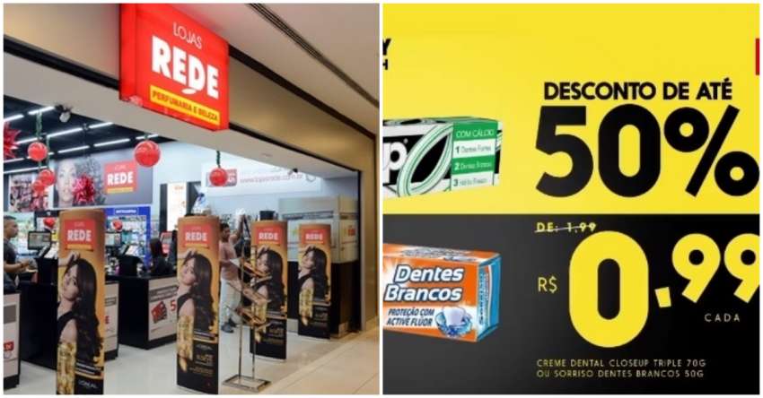 Lojas Rede funcionarão de madrugada com ofertas a partir de R$ 0,99