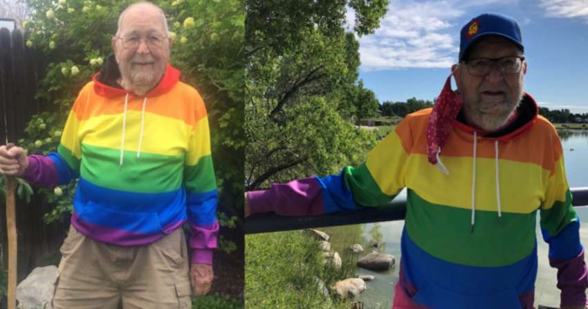 Idoso de 90 anos 'sai do armário' e assume ser gay