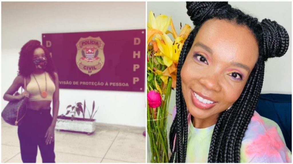 Thelma Assis, campeã do BBB, vai à delegacia denunciar ataques racistas