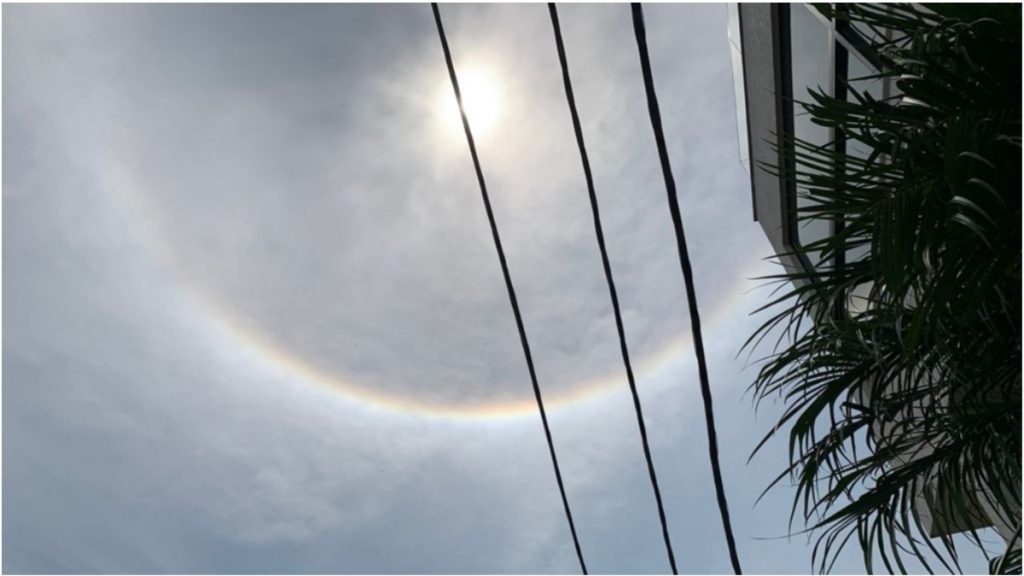Halo Solar: Como se dá o fenômeno raro visto em BH no fim de semana?