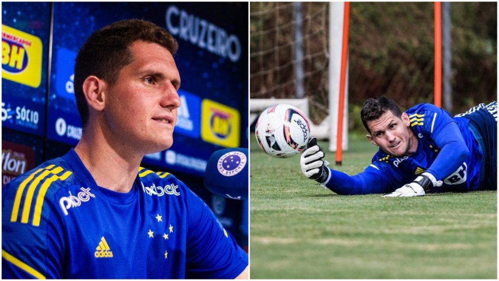 Rafael Cabral, novo goleiro do Cruzeiro, afasta 'pressão' e elogia Fábio