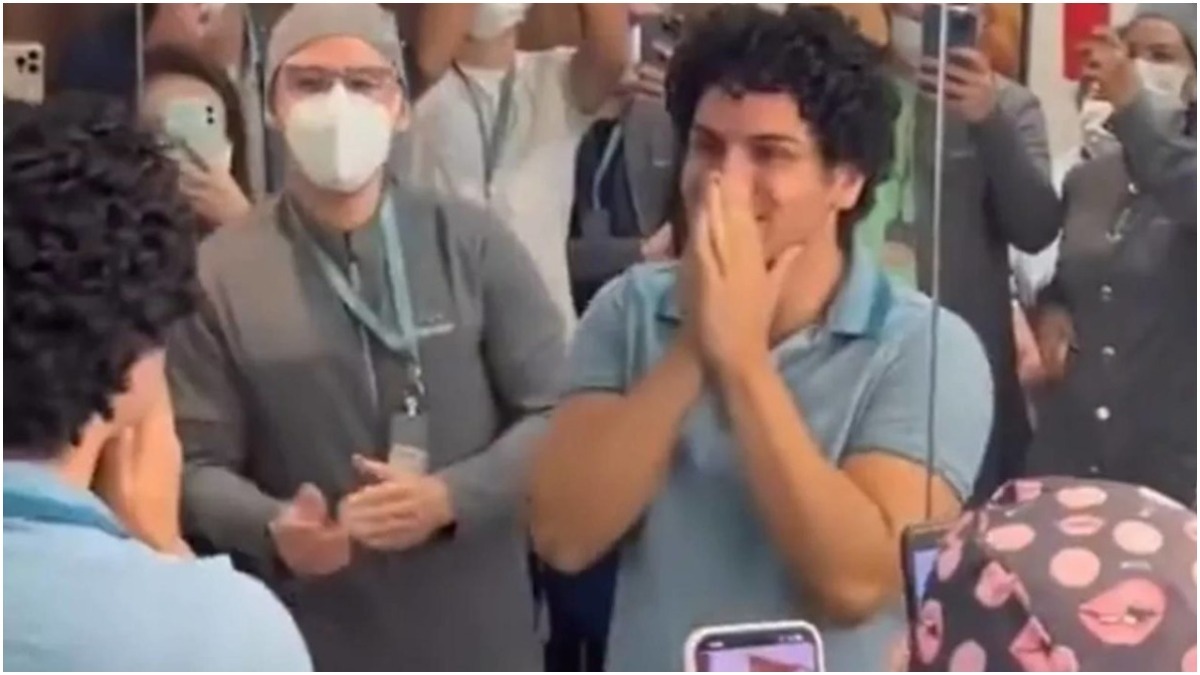 'Chá revelação de harmonização facial': jovem viraliza ao ver o resultado
