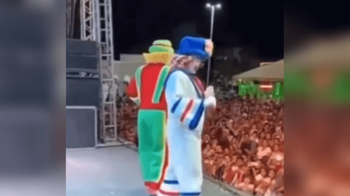 Prefeitura coloca Patati Patatá falsos para cantar em festa e público vaia