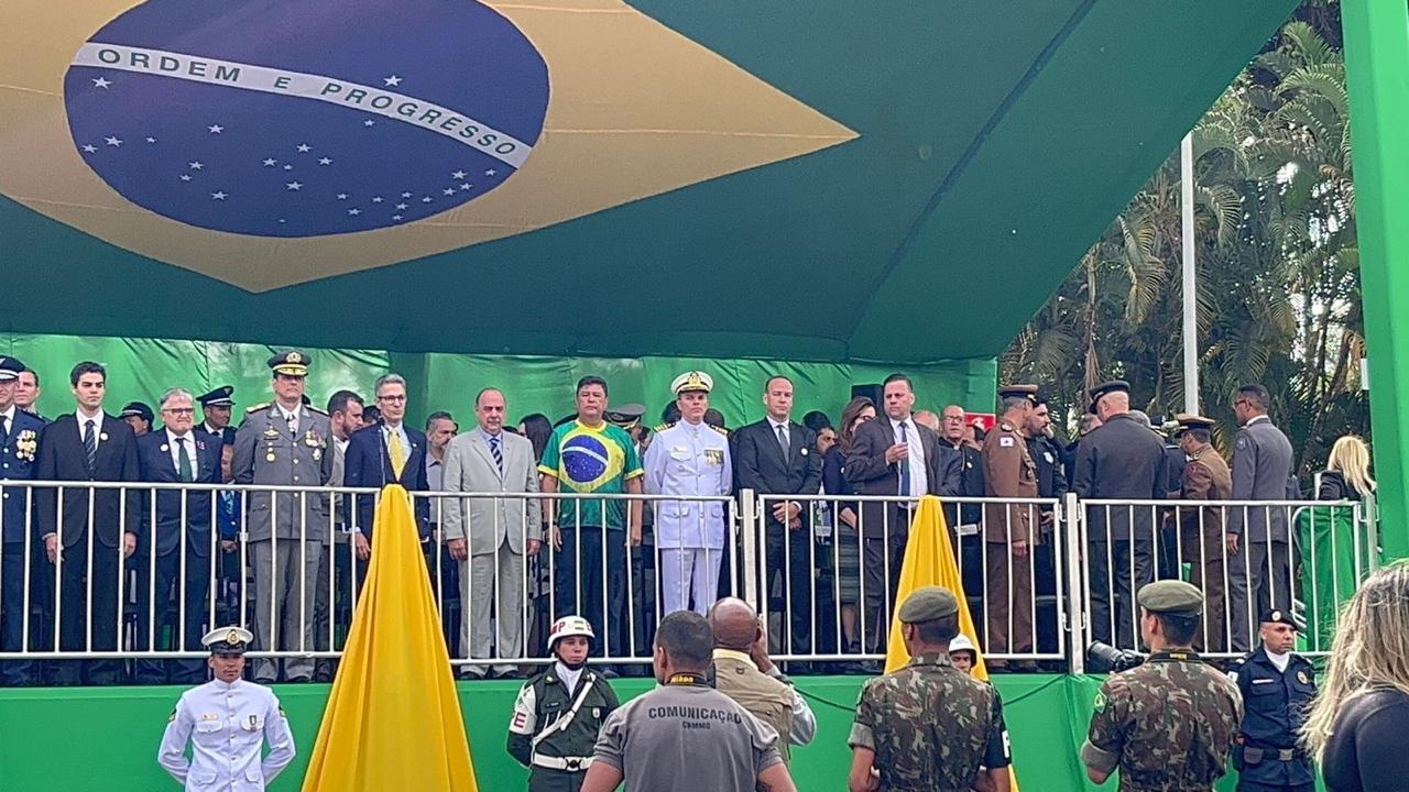 Desfile de 7 de Setembro tem Zema e Viana no palanque