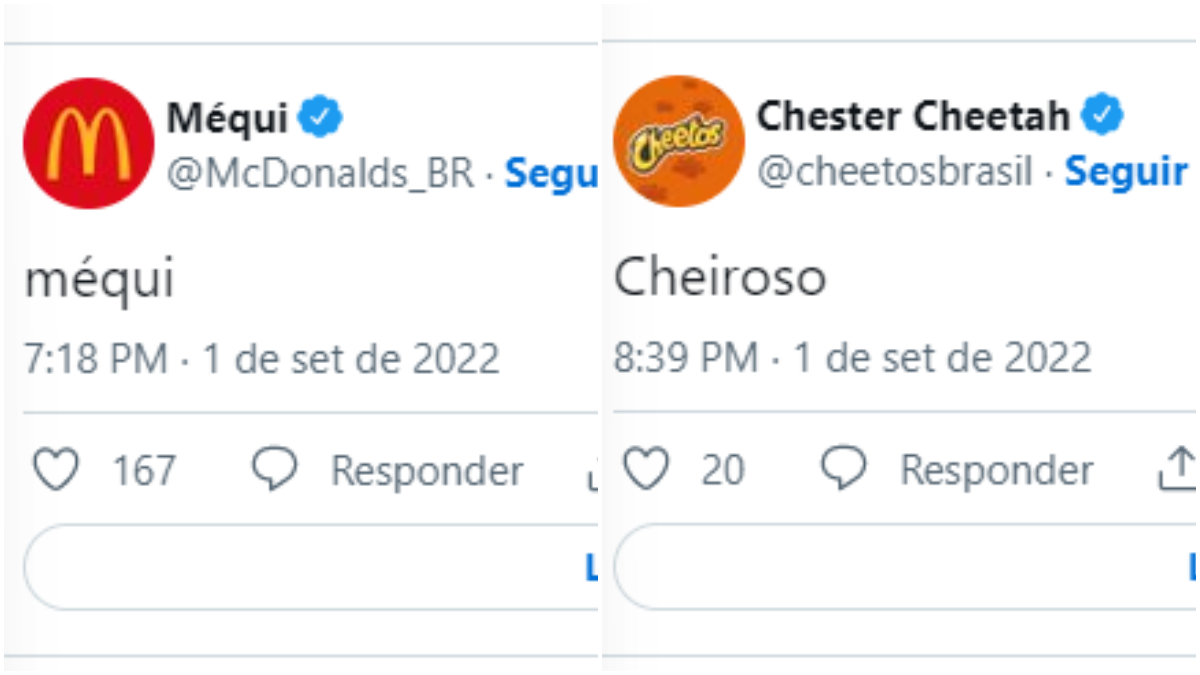 O que são os tuítes de apenas uma palavra