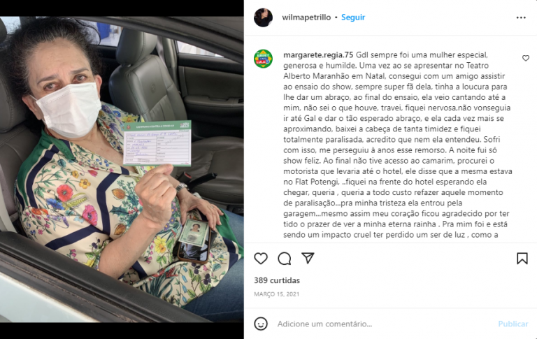 Quem é Wilma Petrillo, viúva e empresária de Gal Costa