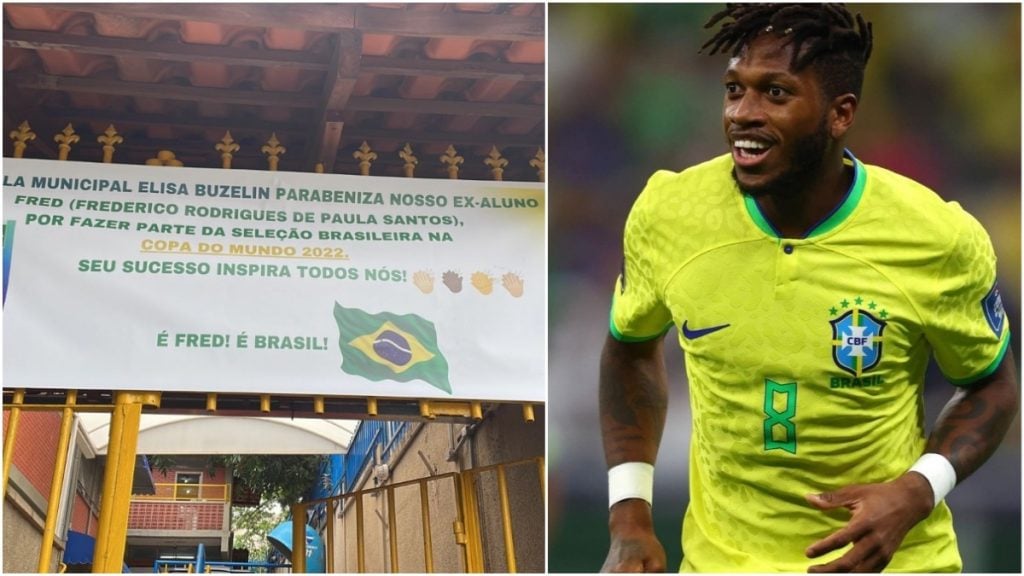 Escola de BH faz homenagem ao Fred, jogador da seleção