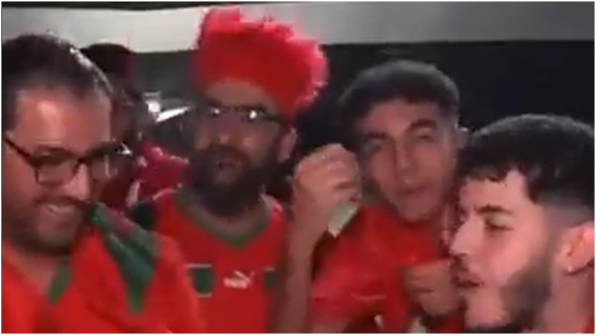 Torcedores do Marrocos cantam hit mineiro 'Parado do Bailão'