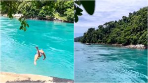 Praia com água quente em Angra dos Reis fica ao lado de usina