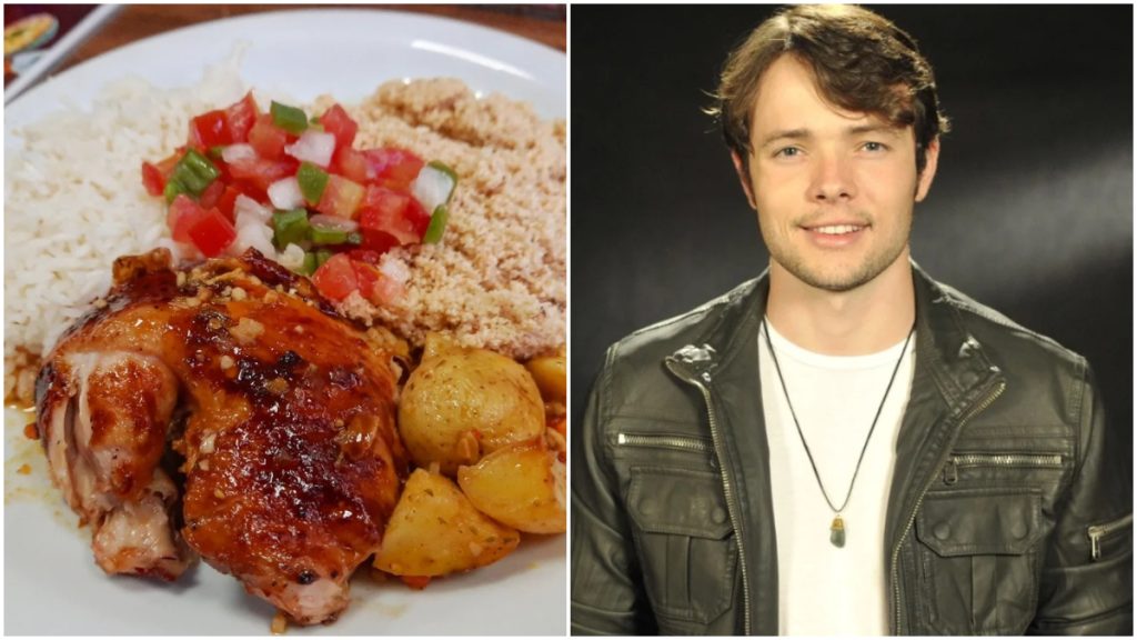 Daniel Dalcin, também ex-Malhação, vende frango assado no Rio