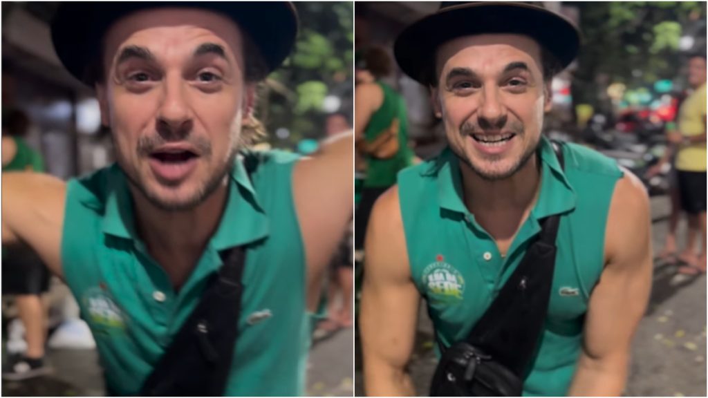 Ator Daniel Erthal ganha kombi de cliente para vender bebidas