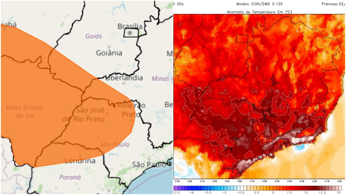 Onda de calor aumenta 5°C em Minas Gerais e outros estados