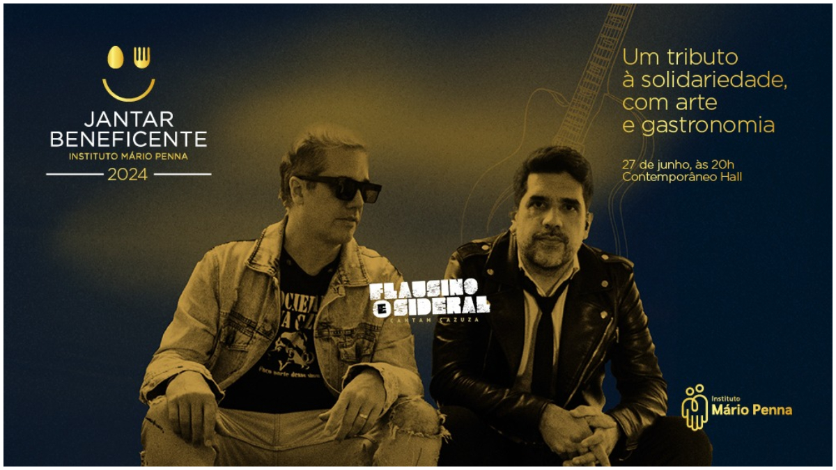 Mario Penna fará jantar beneficente com Rogério Flausino e irmão