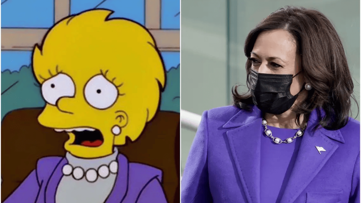 Simpsons preveem Kamala Harris presidente dos Estados Unidos