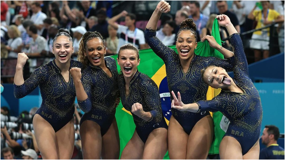 Brasil leva medalha de bronze na ginástica artística em equipe
