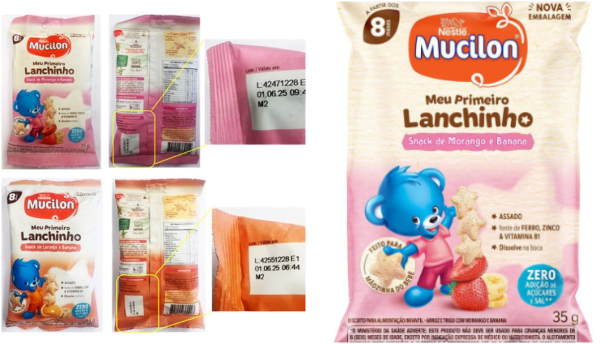 Nestlé recolhe biscoitos Mucilon por toxina