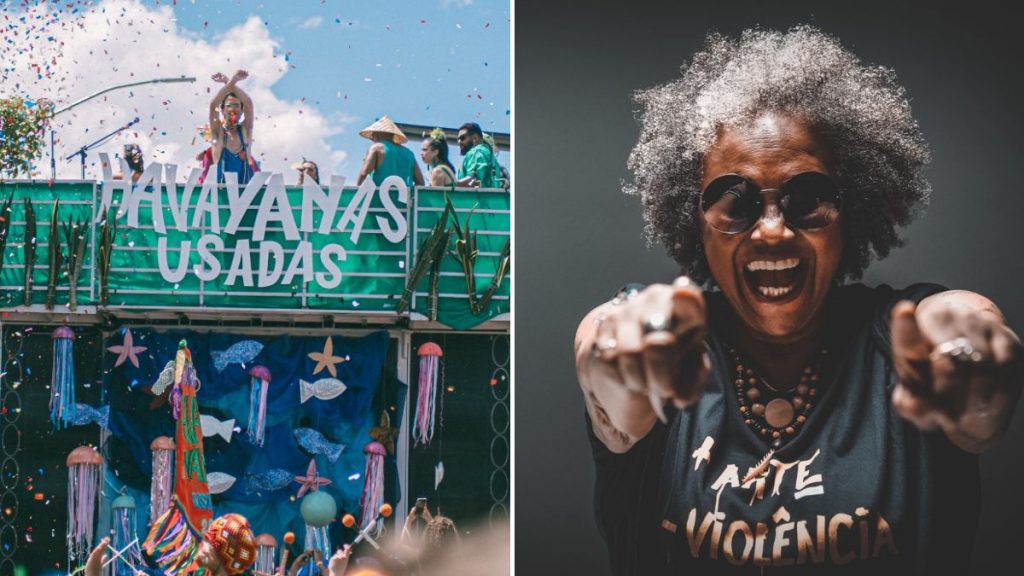 Sandra de Sá se junta ao bloco Havayanas Usadas no Carnaval de BH