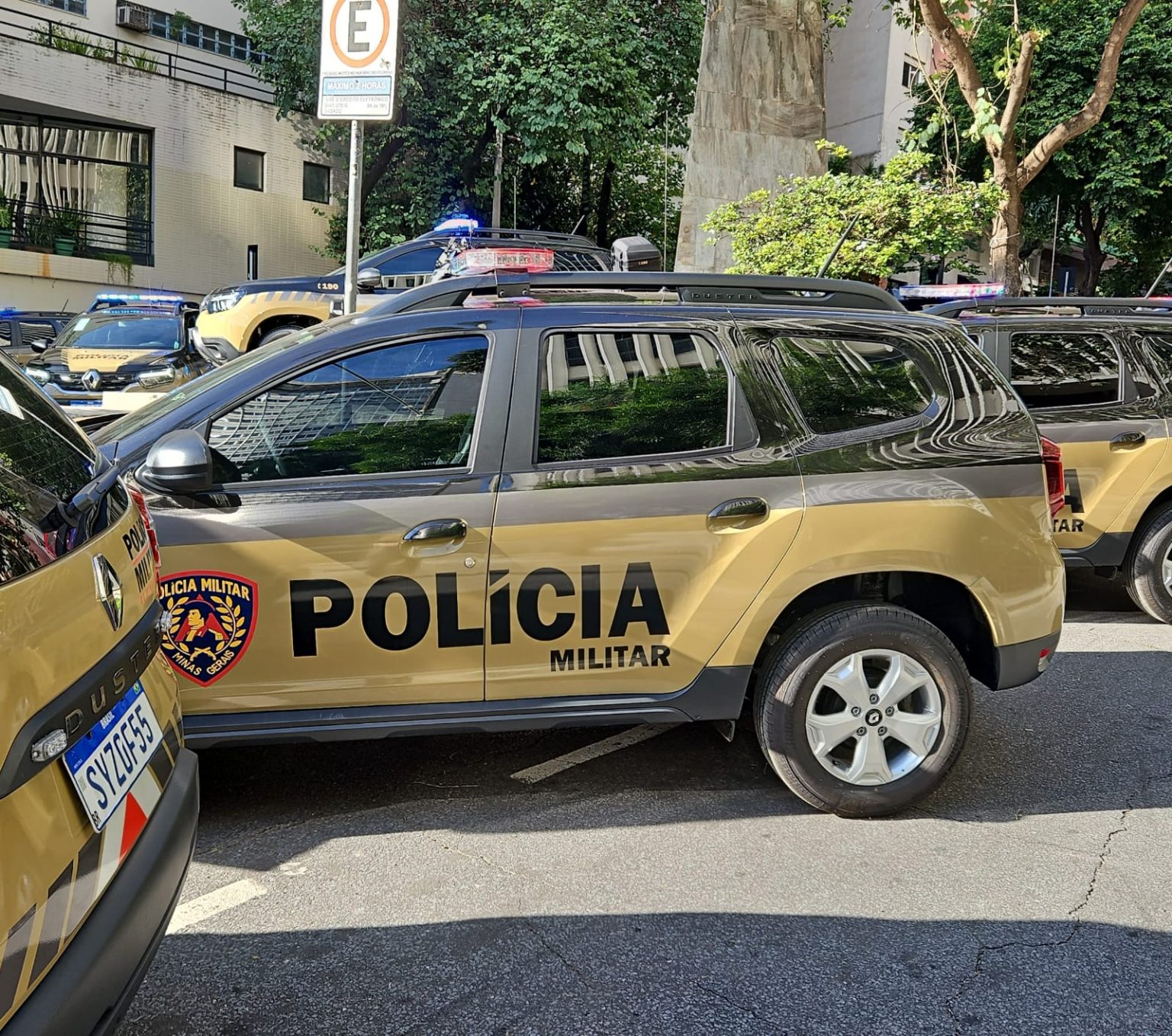 Polícia Militar de MG apresenta viaturas com nova identidade visual