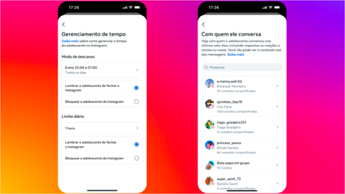 Instagram começa a restringir contas de adolescentes no Brasil
