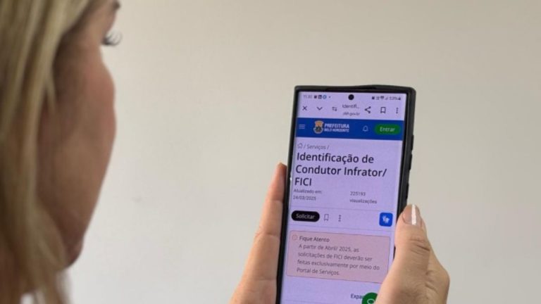 Indicação de condutor infrator será feita apenas online em BH