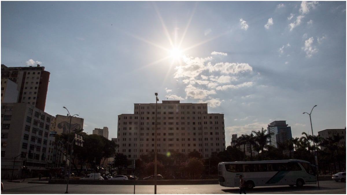 Previsão do tempo: BH pode ter máxima de 34 ºC hoje