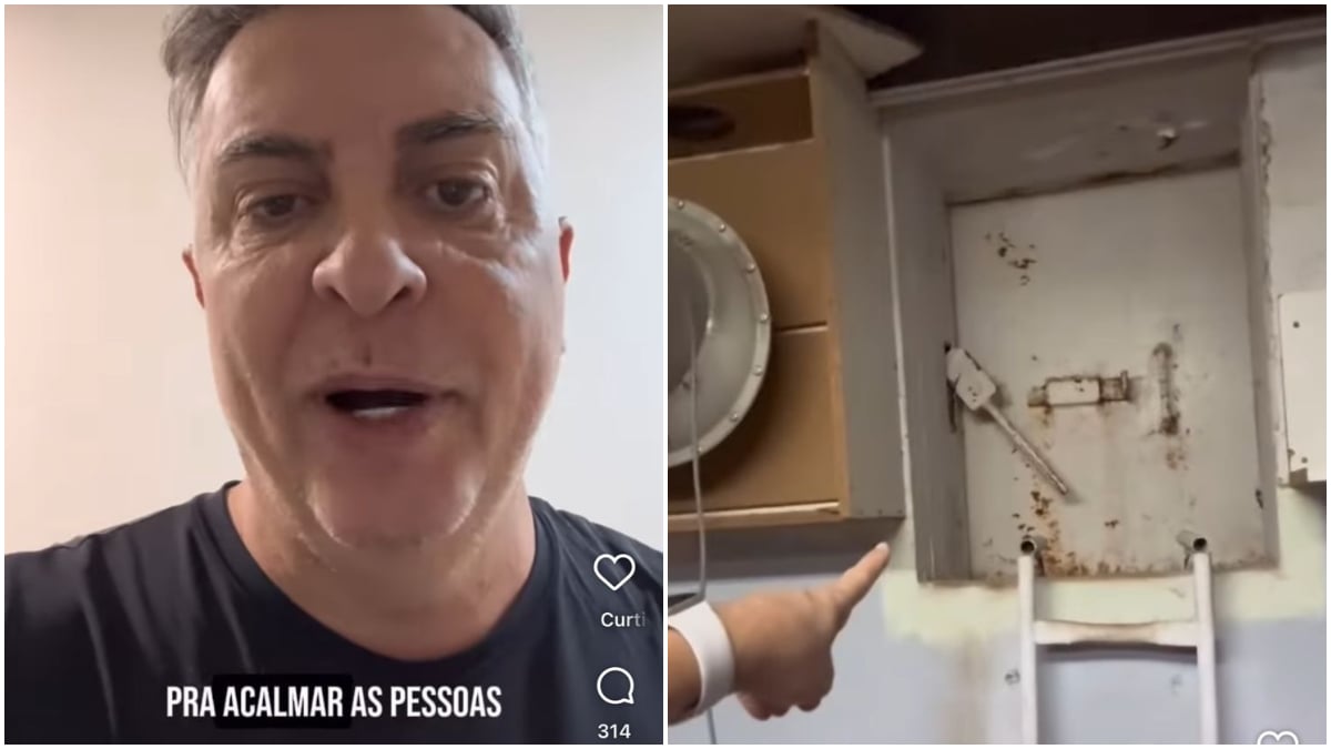 Álvaro Damiao mostra bunker onde passou a madrugada em Israel