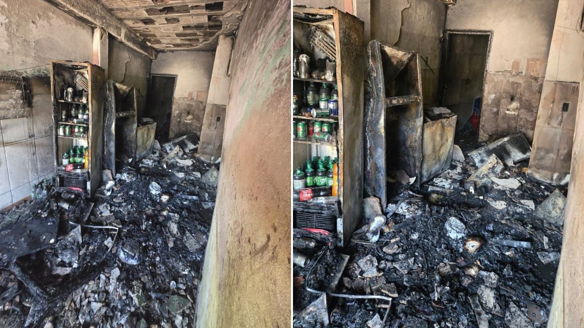 Explosão destrói cozinha de restaurante na Grande BH