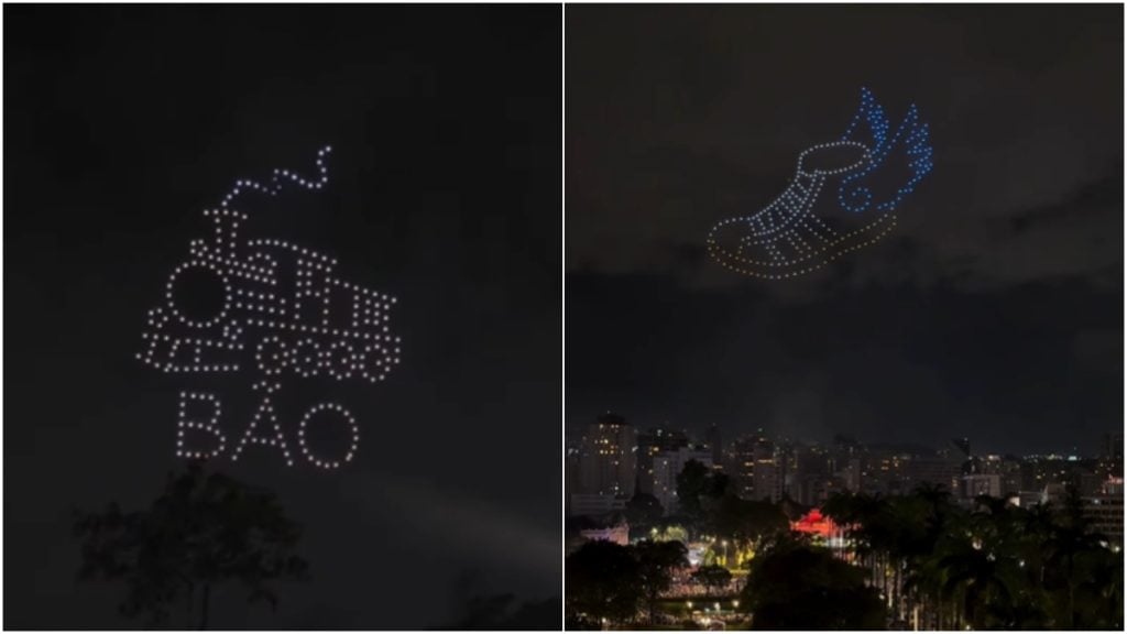Virada da Liberdade BH: drones encantam público; veja imagens