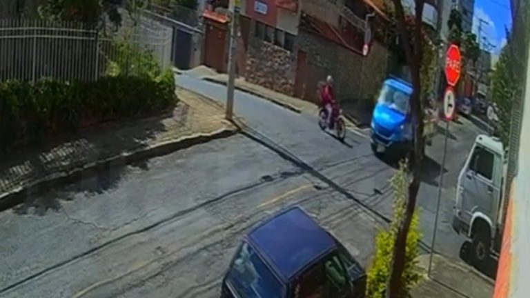 Caminhoneiro sem CNH atropela e mata motociclista em BH